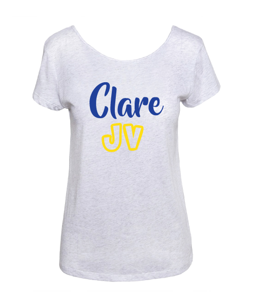 07) St. Clare Cheer - "Clare JV" Scoop Neck Tee (JV Mandatory) Product ...
