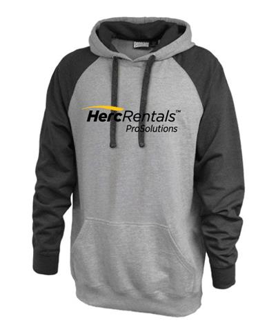 028) Herc Rentals Pro Solutions - Hoodie w/ Colored Sleeves Product ...